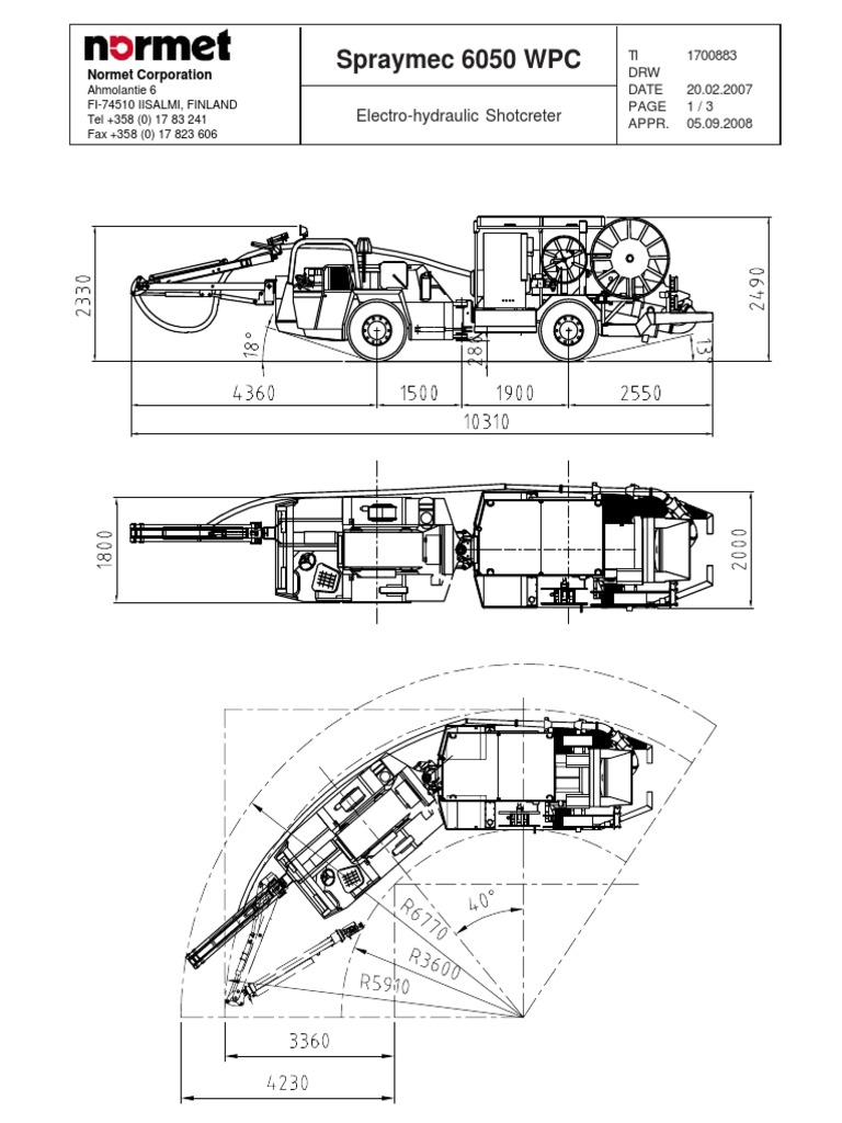 Spraymec 6050 WPC | PDF | Transmission (Mechanics) | Pump