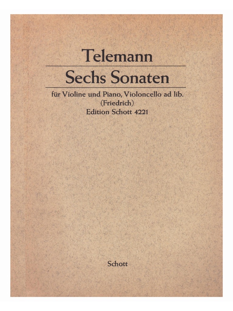 Telemann PDF | PDF