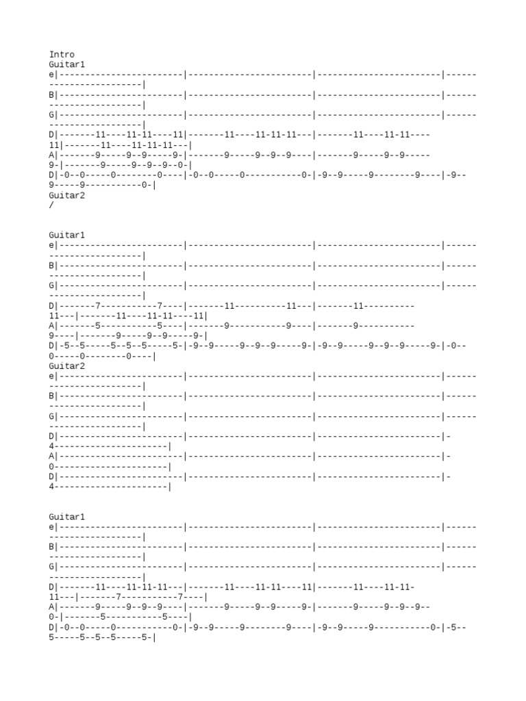 Foo Fighters - Everlong | PDF | Song Structure | Musical Forms