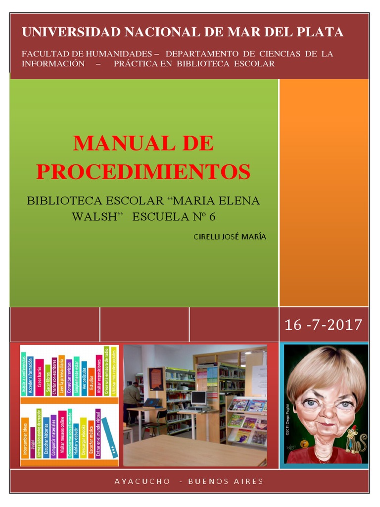 Manual de Procedimientos | Descargar gratis PDF | Catalogación ...