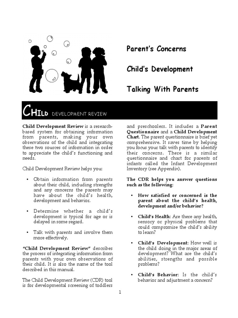 Child's Development PDF | Download Free PDF | Child Development ...