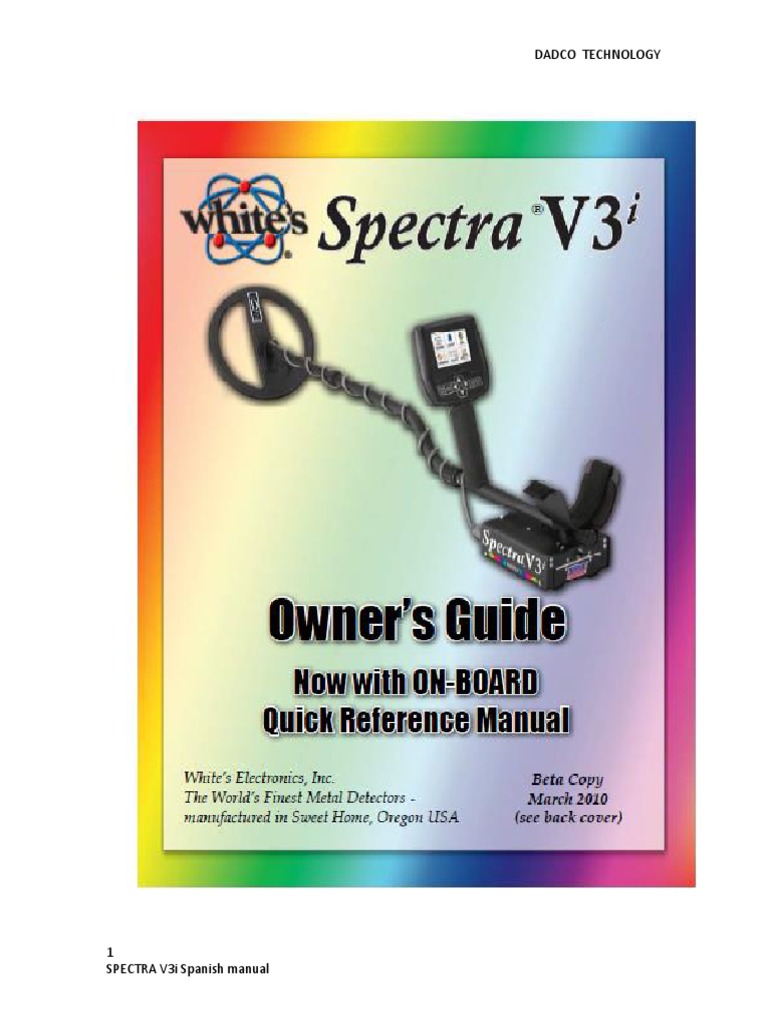SPECTRA V3i Spanish Manual | PDF | Aluminio | Suelo
