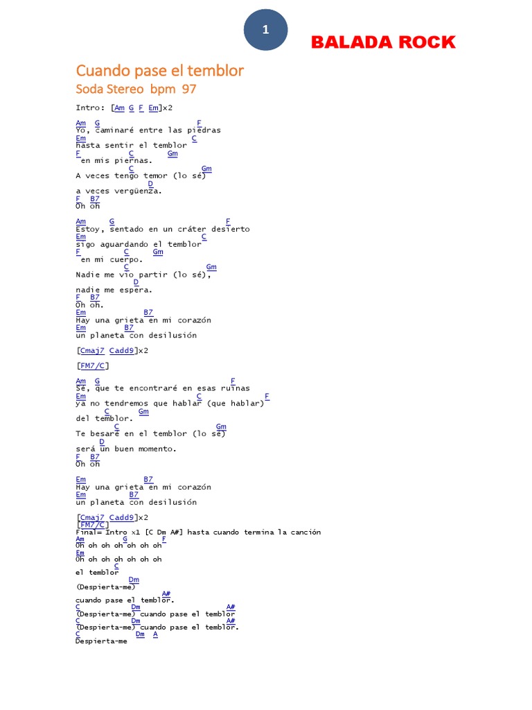 Letras Baladas Rock | PDF | Modulación de frecuencia | Ocio