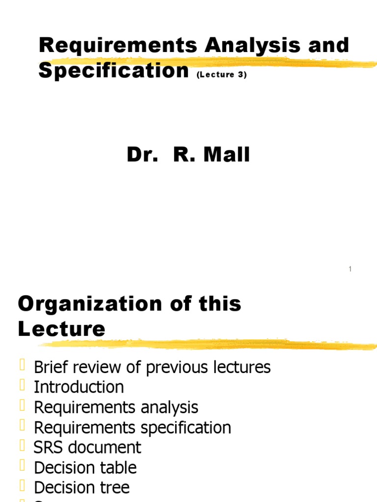 Lect 3 | PDF | Specification (Technical Standard) | Input/Output