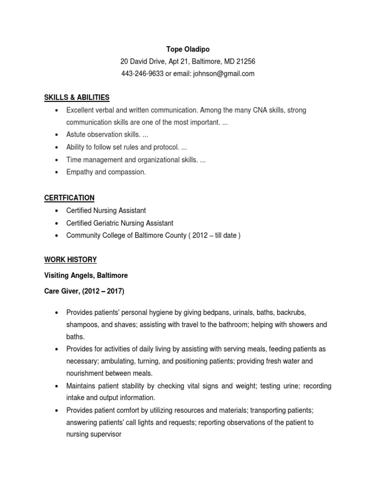 Resume Final | PDF