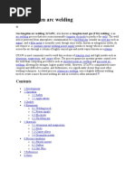 GTAW Welding Process Overview | PDF | Welding | Construction
