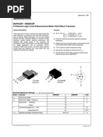 Fdp6030Bl/Fdb6030Bl: N-Channel Logic Level Powertrench Mosfet | PDF ...