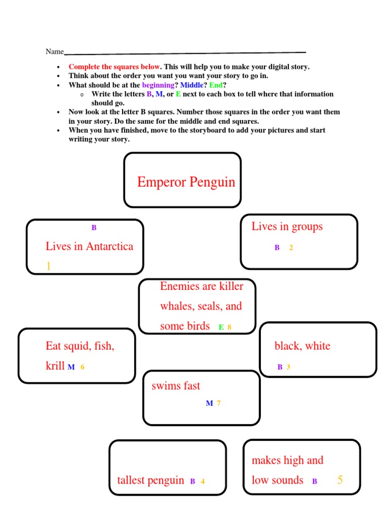 Digital Story Planning Guide | PDF