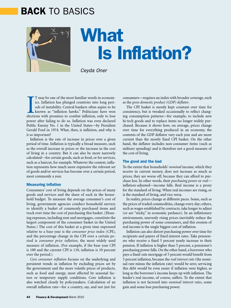 Basics | PDF | Inflation | Monetary Policy
