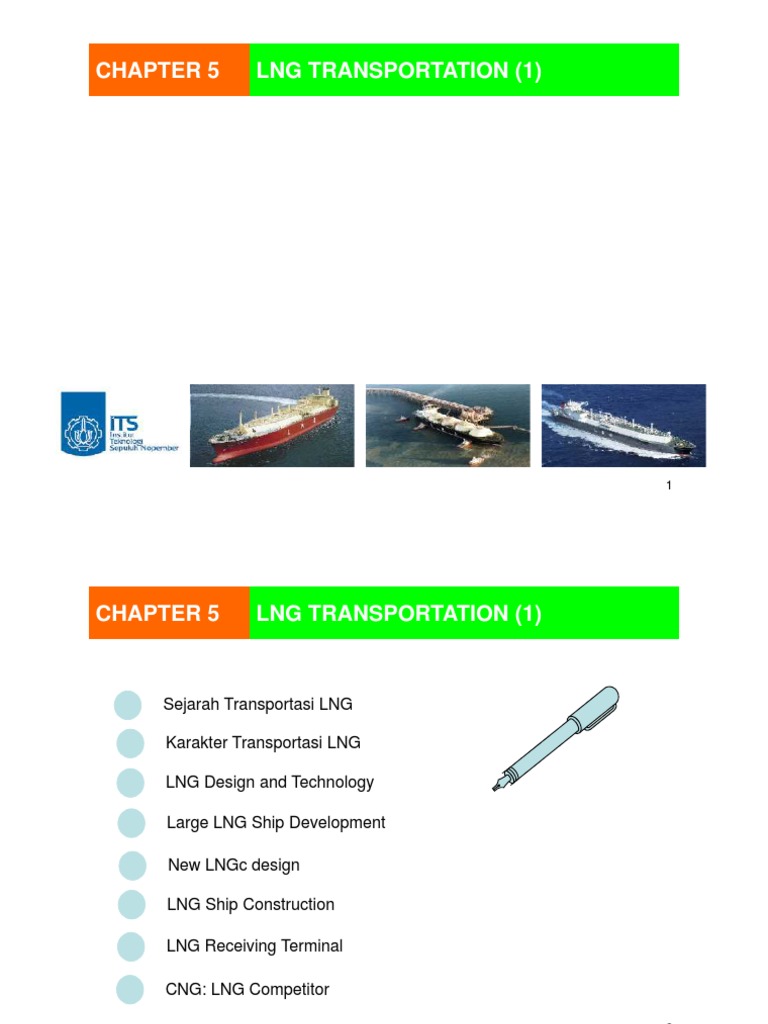 Chapter V LNG Transportation | PDF