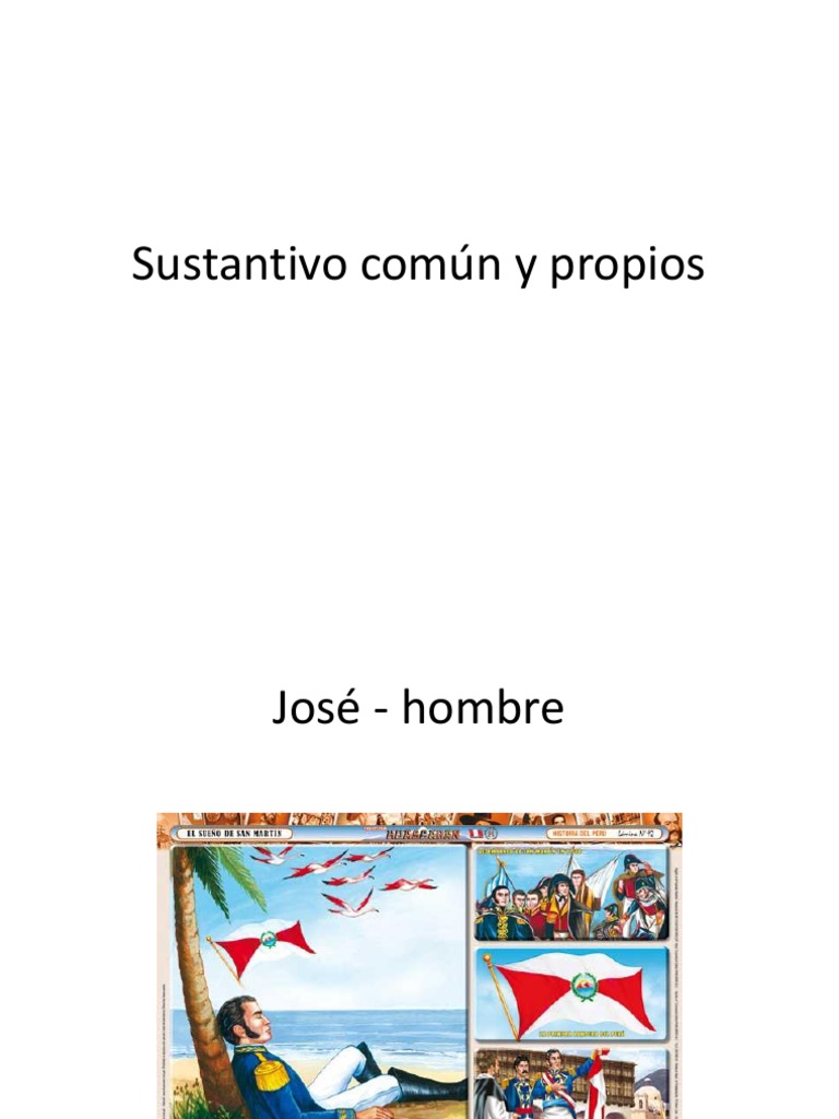 Sustantivo Común y Propios | PDF