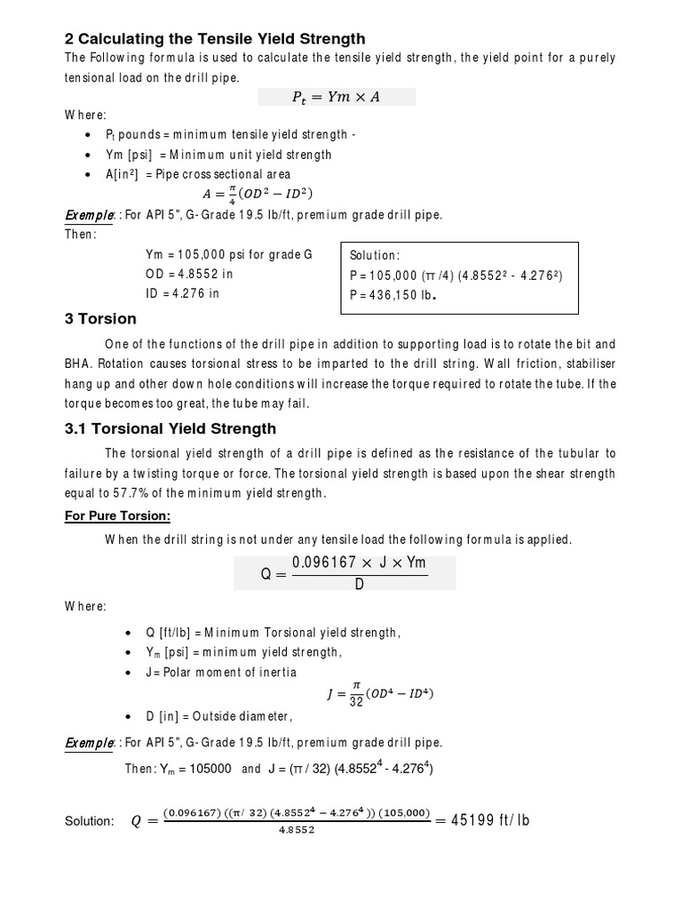Calculating Tensile Yield Strength | PDF