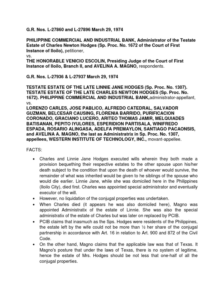 Pcib V Escolin | PDF | Estoppel | Evidence (Law)