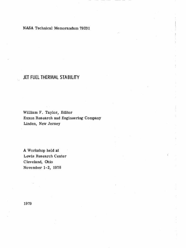Jet Fuel Thermal Stability 0a80cbfdc7 | PDF | Petroleum | Fuels