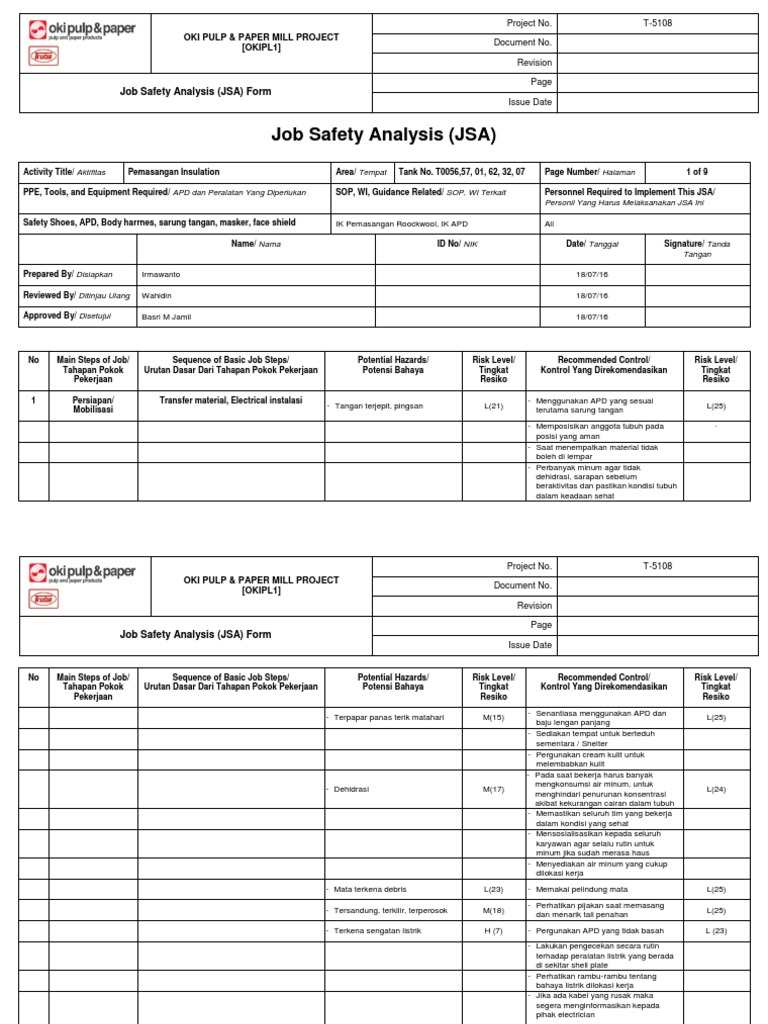 JSA Insulation OKI 18-07-2016