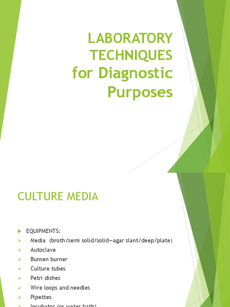 Laboratory Techniques: For Diagnostic Purposes | PDF