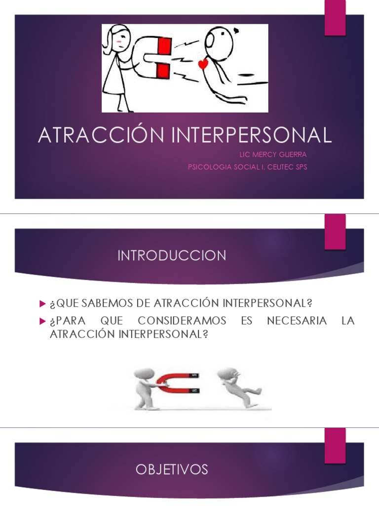 Atracción Interpersonal | Psicología Social | Las emociones