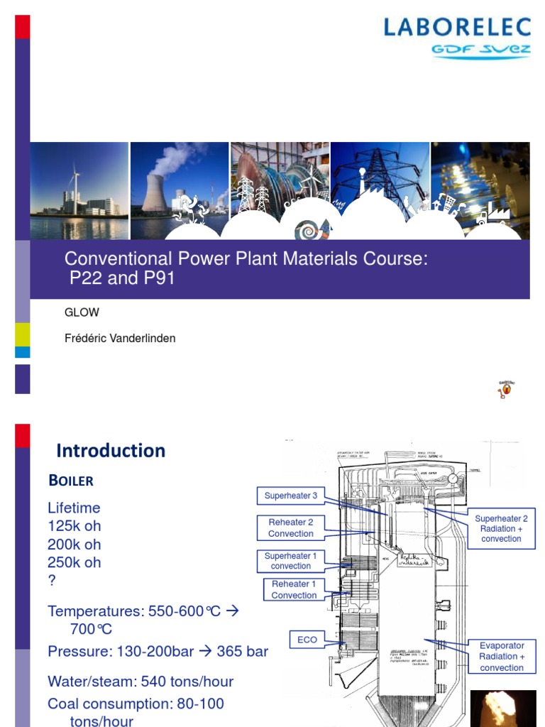 LABORELEC Conventional Power Plant Materials Course V2 PDF | PDF | Heat Treating | Steel