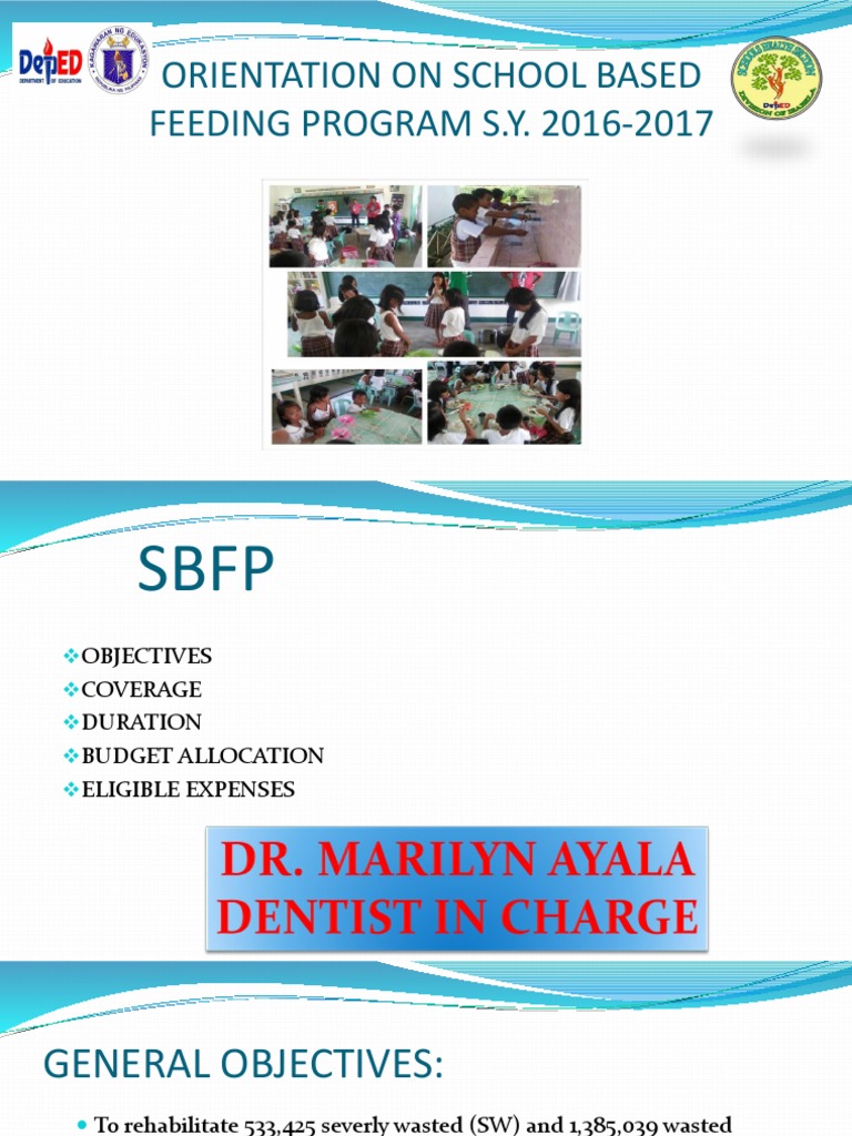 SBFP | PDF | Public Sphere | Foods