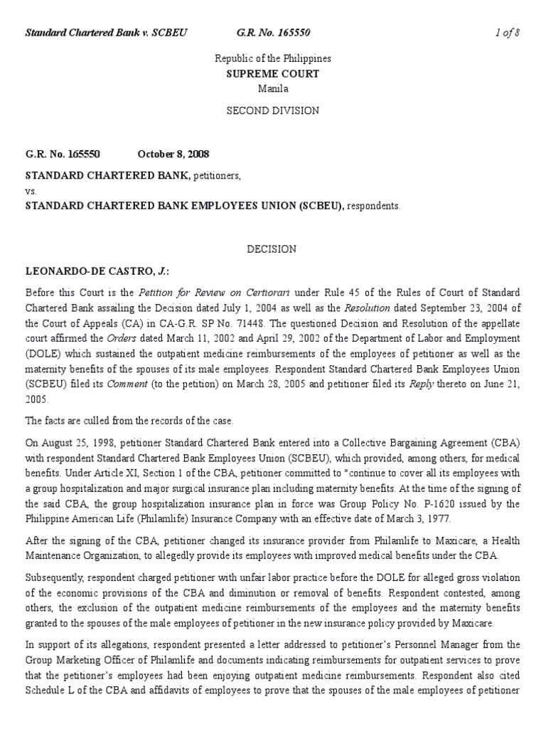 040-Standard Chartered Bank v. Standard Chartered Bank Employees Union ...