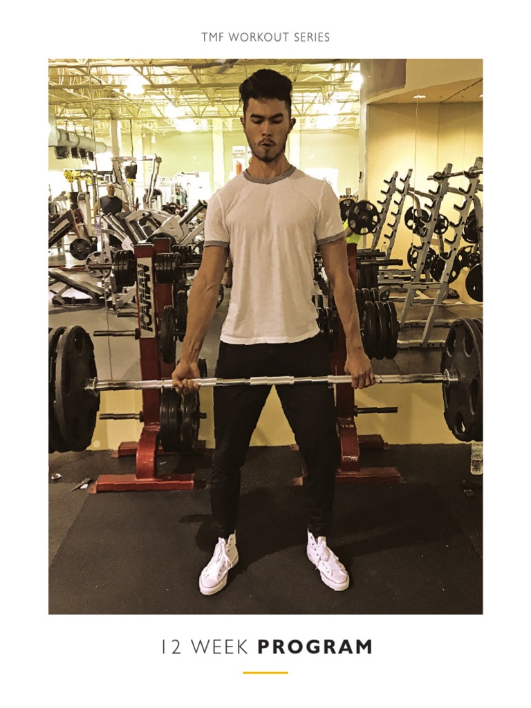 TMF 12 Week Fitness Program | PDF | Weight Gain | Physical Exercise
