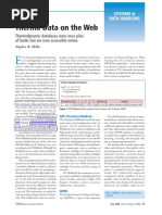 NIST Chemistry WebBook | PDF | Chemical Substances | Enthalpy