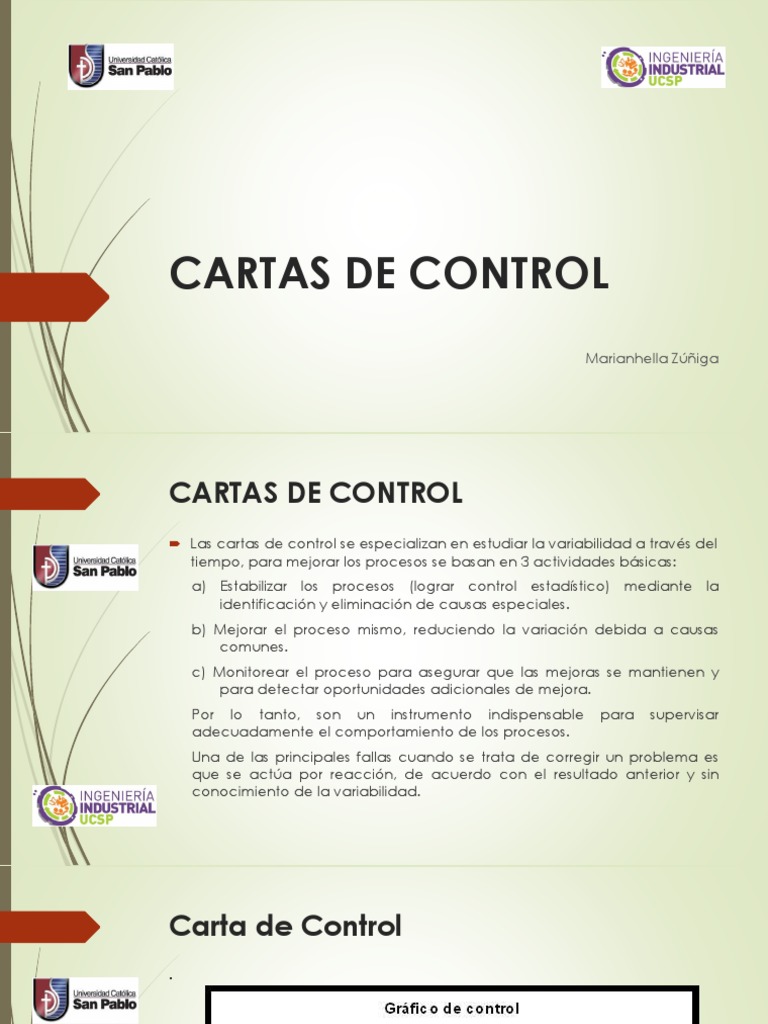 9. Cartas de Control | Medición | Calidad (Negocios)