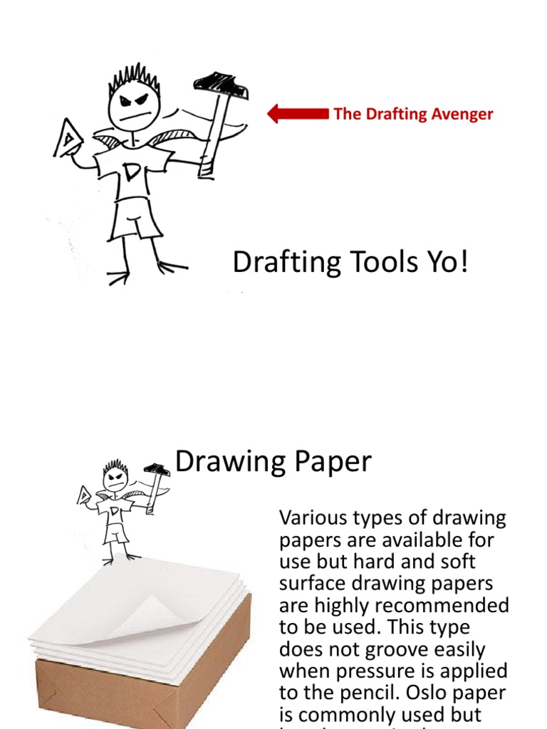Drafting Tools | PDF | Pencil | Technical Drawing