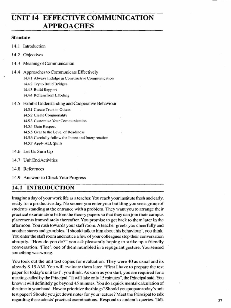 Effective Communication Approaches | PDF | Communication | Conversation