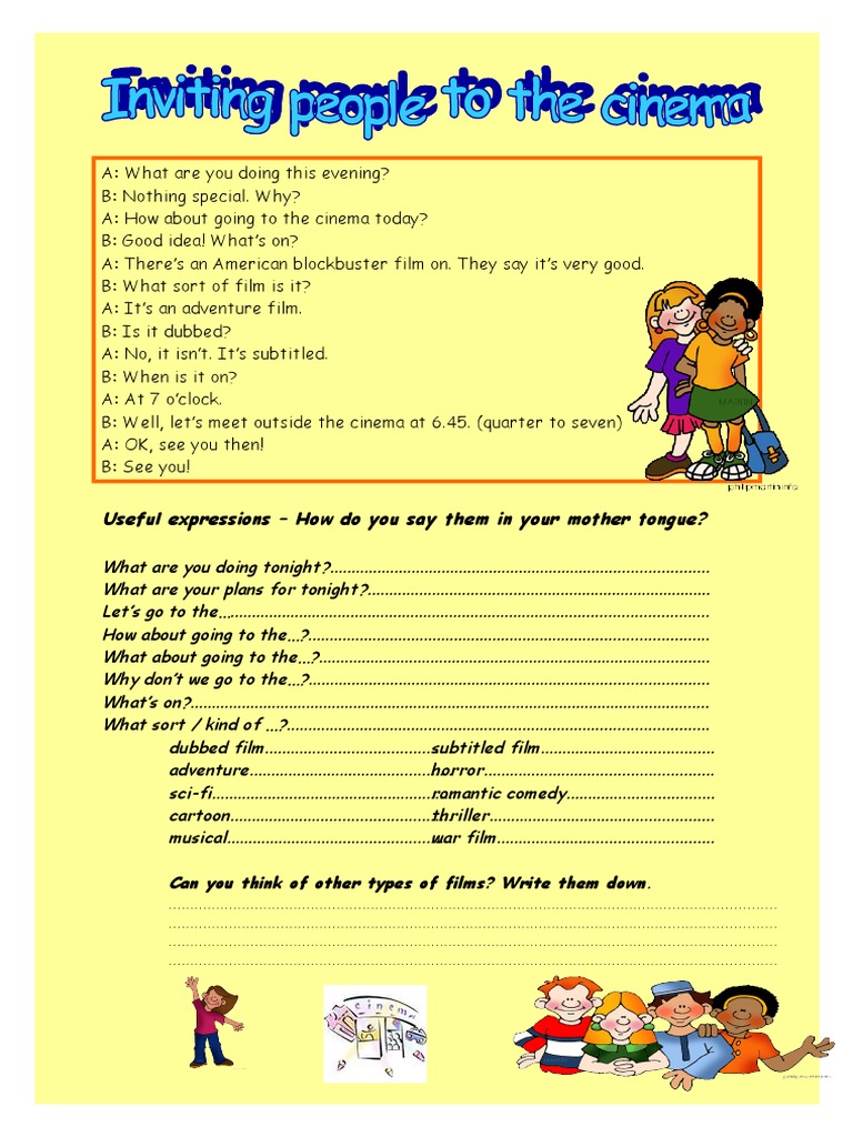 7928 Lets Go To The Cinema | PDF | Leisure