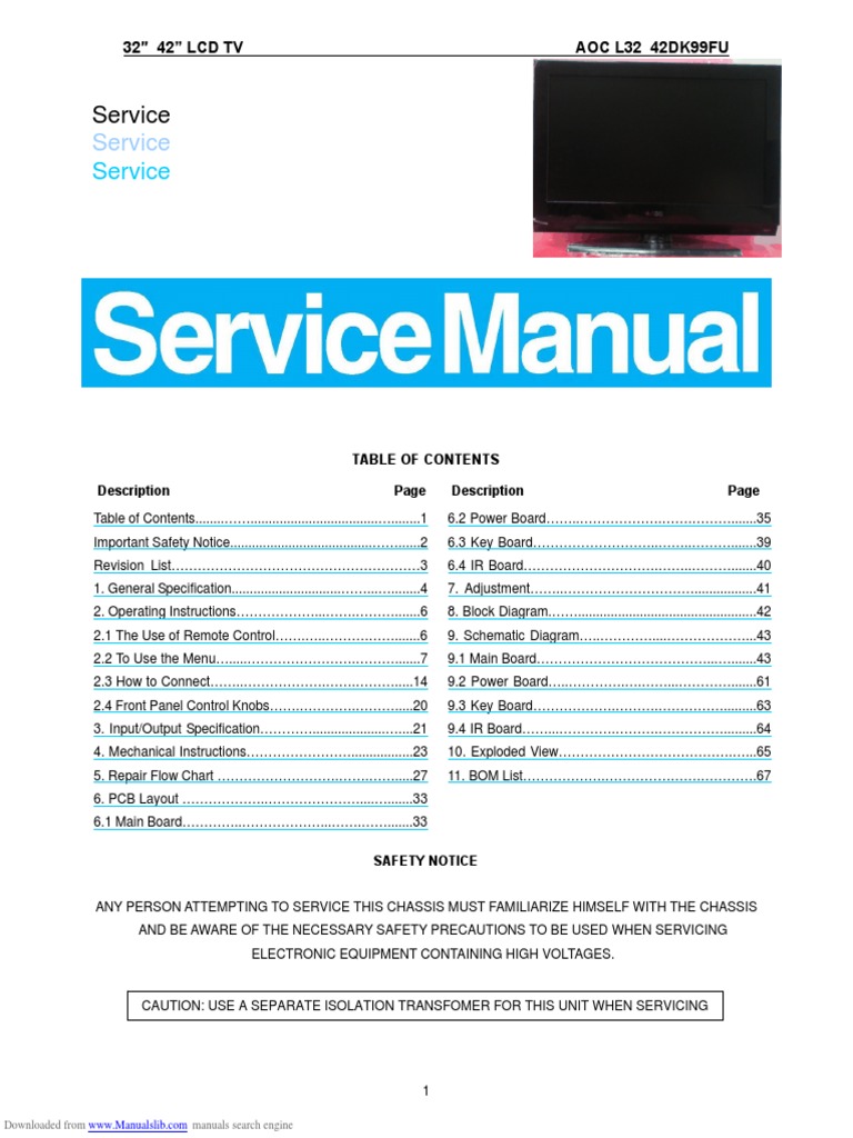 Service | PDF | Set Top Box | Hdmi