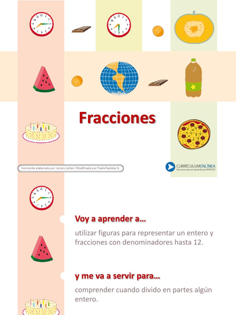 Fracciones Pizza | PDF
