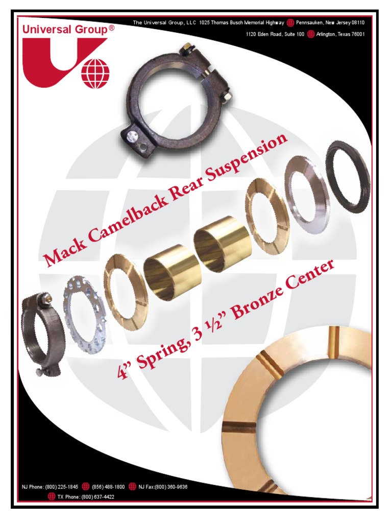 Mack 4 Inch Spring, 3.5 Bronze Center SM-3.5 Kit | PDF | Manufactured ...