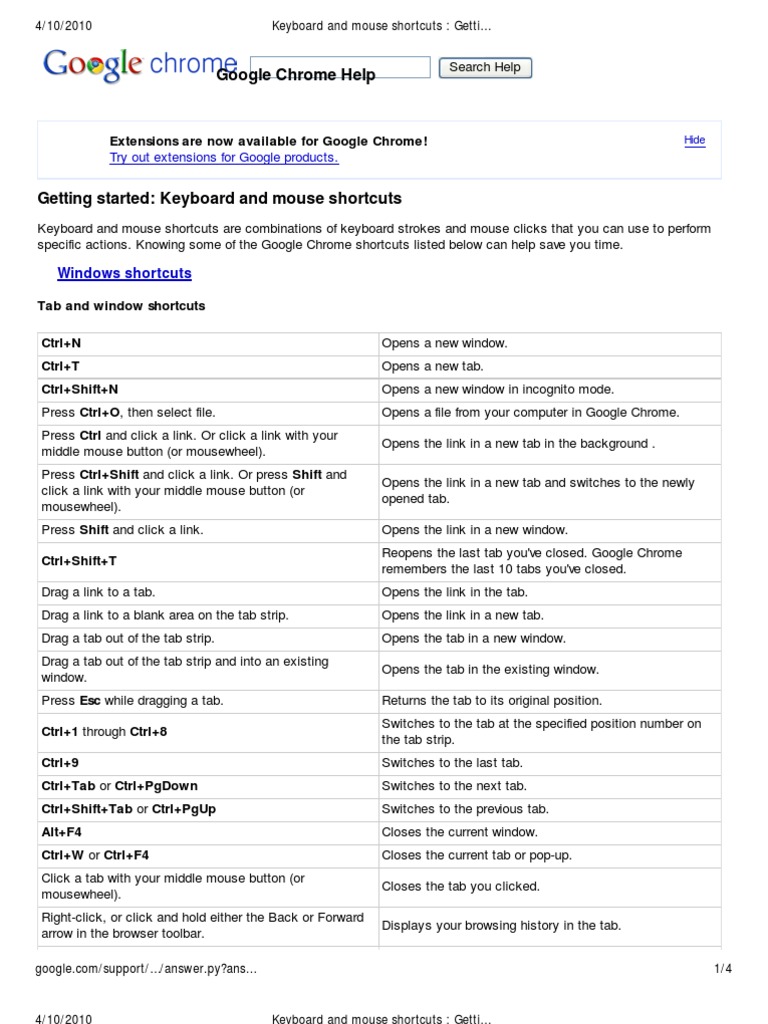 Shortcut Keys | PDF | Computer Keyboard | Tab (Gui)
