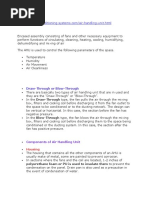 FAHU Overview and Working Principles | PDF | Air Conditioning | Duct (Flow)
