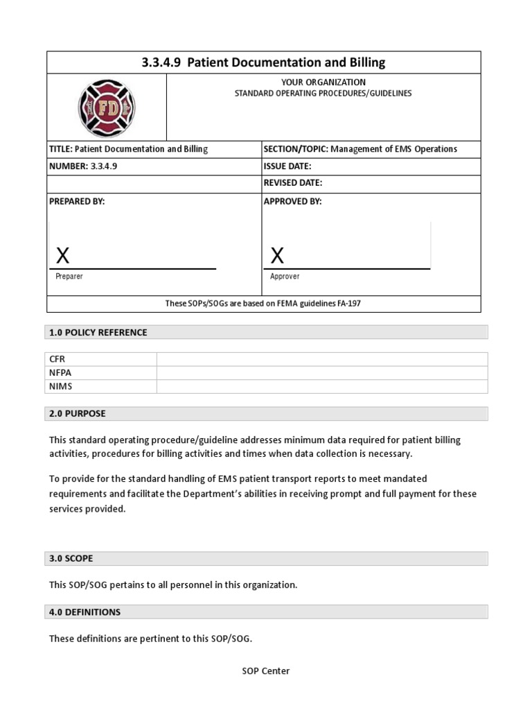 3 3 4 9 Patient Documentation and Billing | PDF | Emergency Medical ...