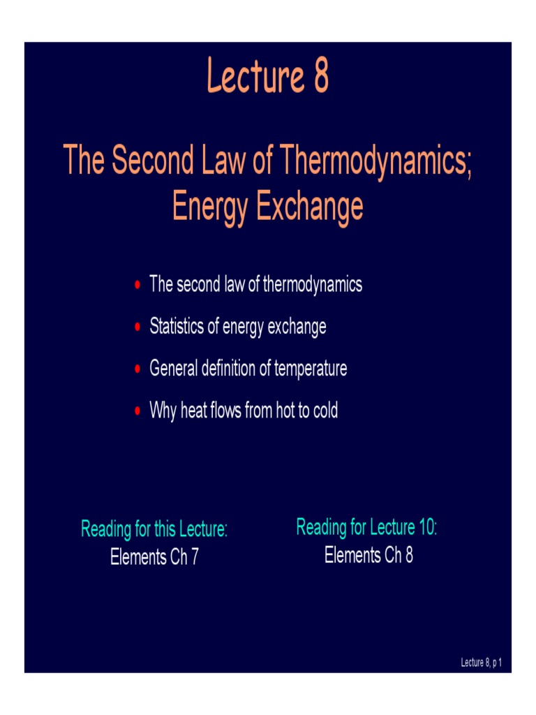 Lecture 8 | Entropy | Second Law Of Thermodynamics | Free 30-day Trial ...