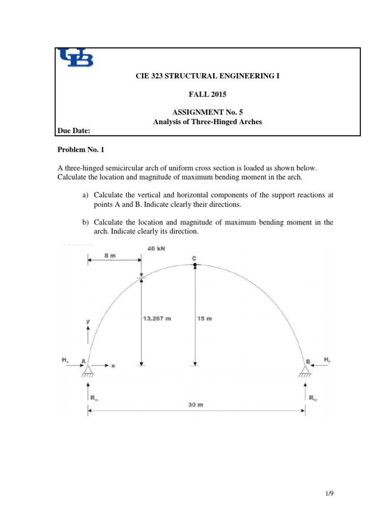 CIE 323-Assignment No 5 Solutions-Fall 2016 | PDF
