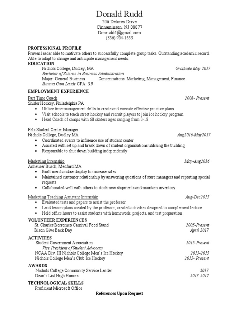 Resume 2 | PDF | Behavior Modification | Learning