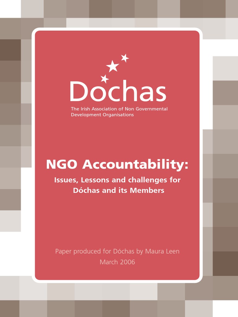 Ngo Accountability Paper | Non Governmental Organization ...