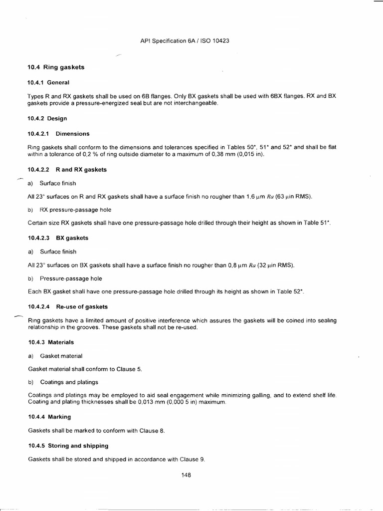 Api Spec 6a RTJ PDF | PDF | Industrial Processes | Metalworking