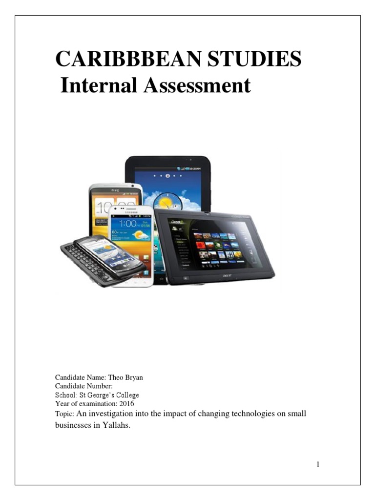 Caribbbean Studies Internal Assessment | PDF | Steam Engine | Engines