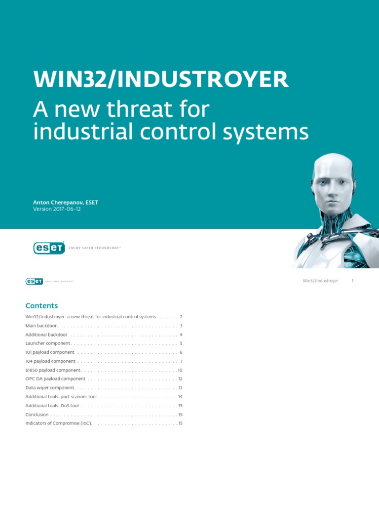 Win32/Industroyer: A New Threat For Industrial Control Systems | PDF | Port (Computer Networking ...