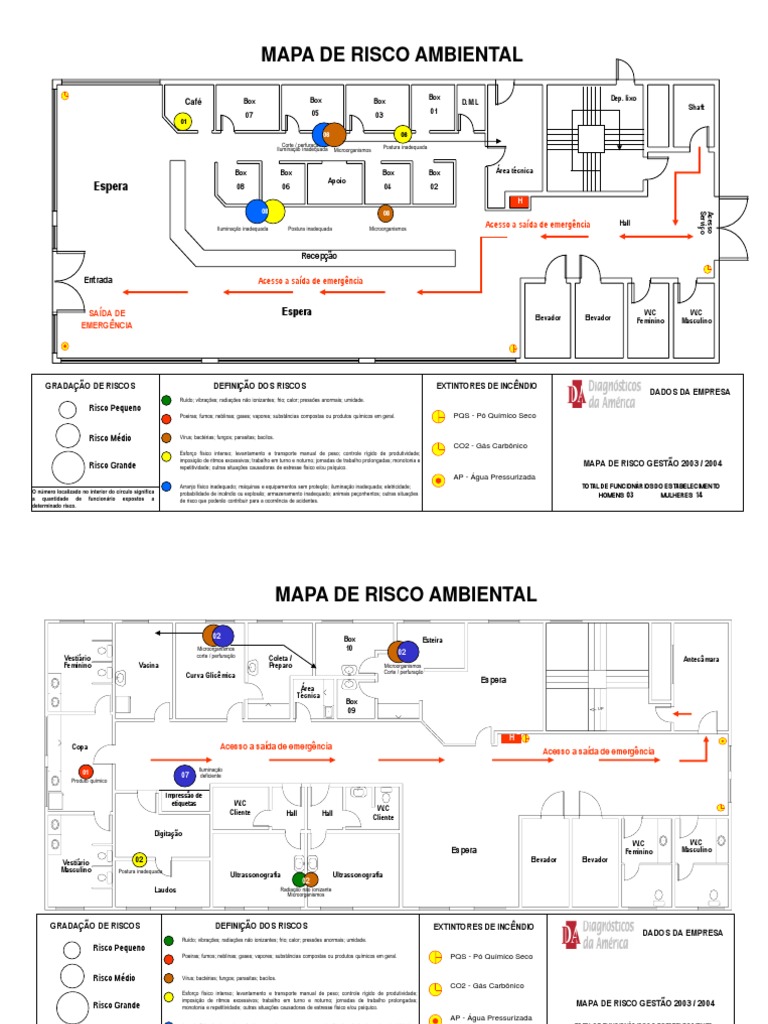 6 - Modelo Mapa de Risco | PDF | Natureza | Química