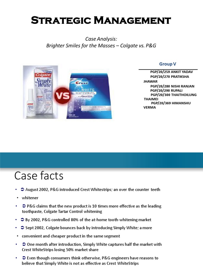 Strategic Management: Case Analysis: Brighter Smiles For The Masses ...