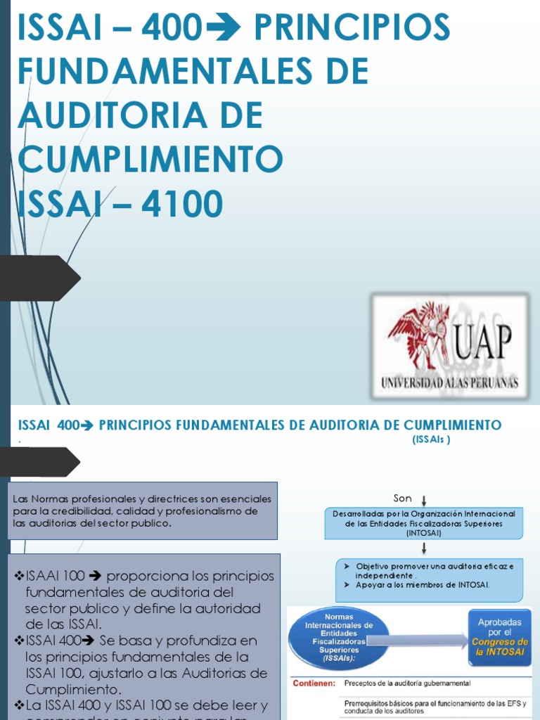 ISSAI 400 y 4100 | PDF | Contralor | Planificación