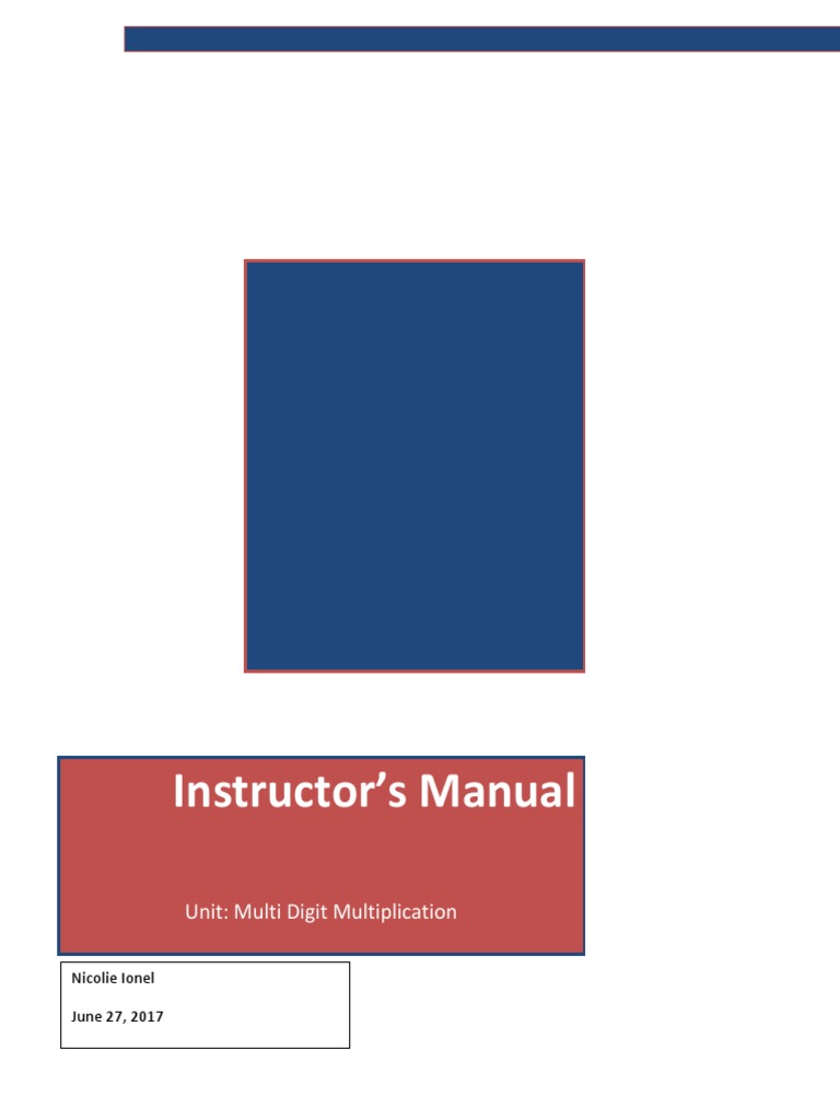 Instructors Manual June27 | PDF | Lesson Plan | Educational Assessment
