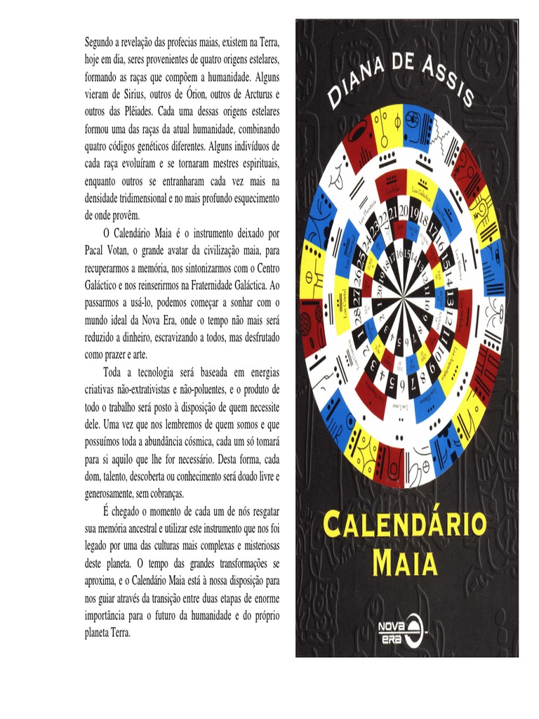 (Astrologia) Diana Assis - Calendário Maia PDF | PDF | Pensamento | Tempo