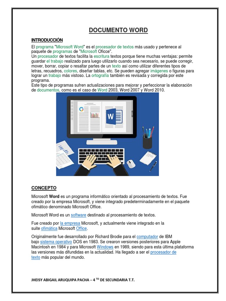 Estudio de Word | PDF | Microsoft Word | Microsoft