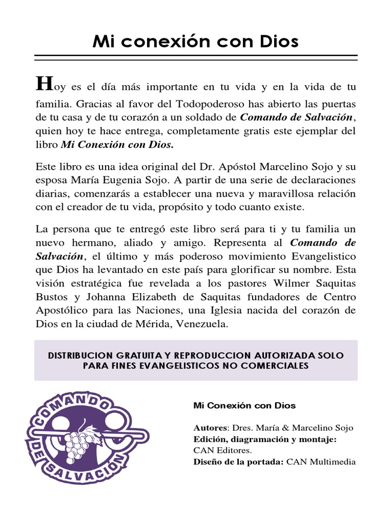 Mi Conexion Con Dios - Editado PDF | PDF | Cristo (título) | Oración